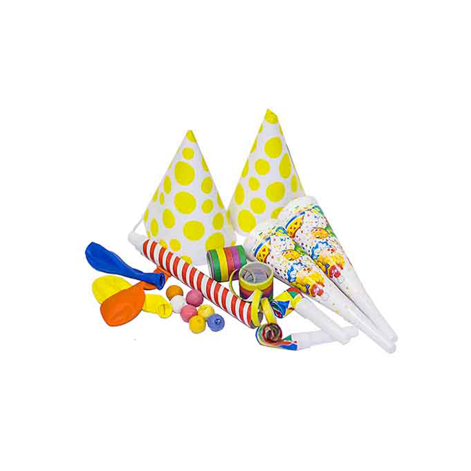 Cotillon Party Box Scatola Per 20 Persone Cappellini Trombette Stelle ...
